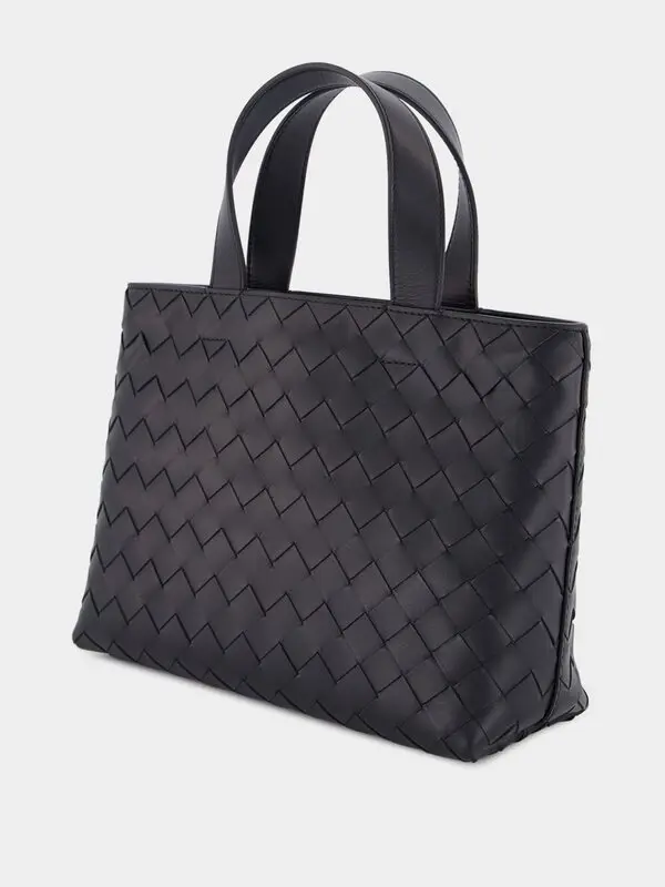 Bottega Veneta Mini Intrecciato Zipped Tote