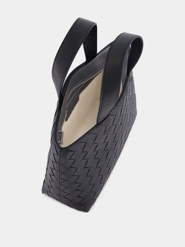 Bottega Veneta Mini Intrecciato Zipped Tote