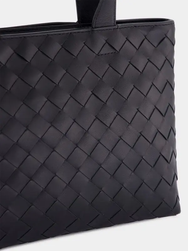 Bottega Veneta Mini Intrecciato Zipped Tote