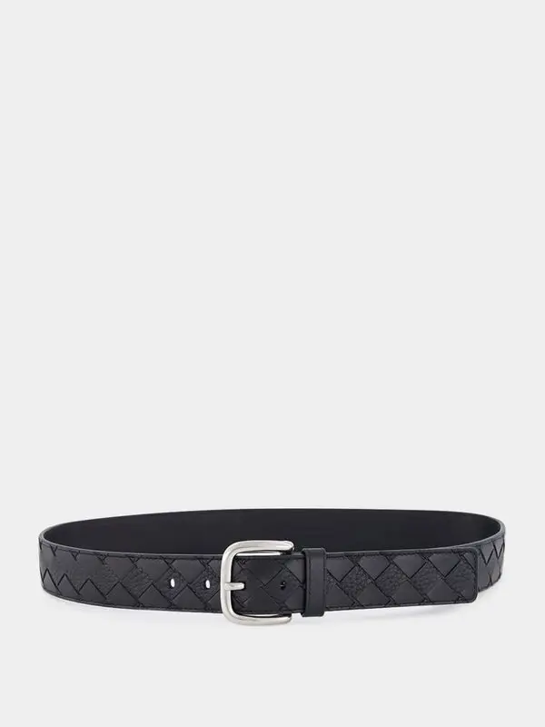 Bottega Veneta Intrecciato Leather Belt