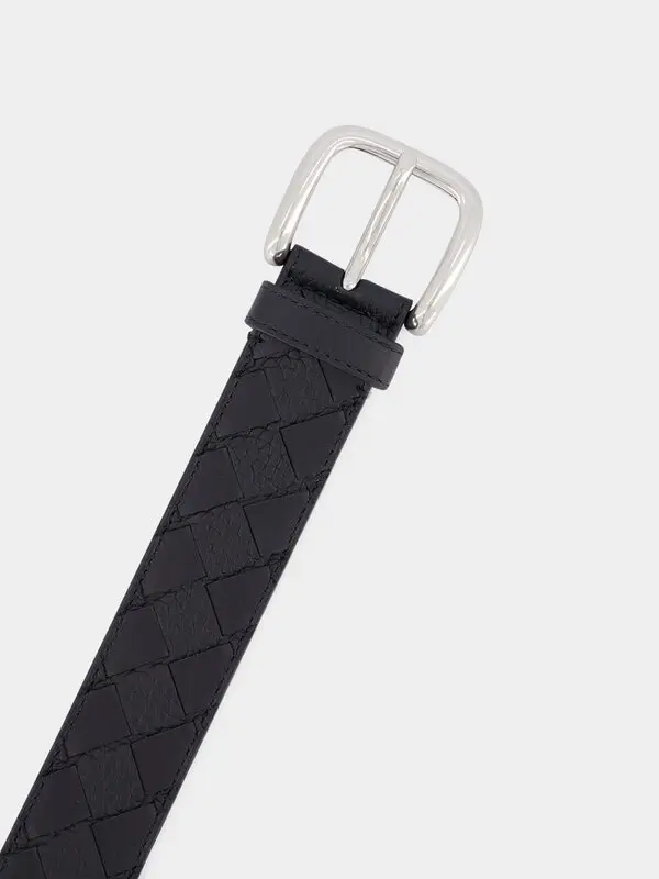 Bottega Veneta Intrecciato Leather Belt