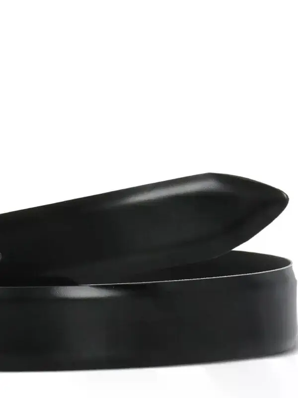 Orciani Iconic Brackets Leather Belt