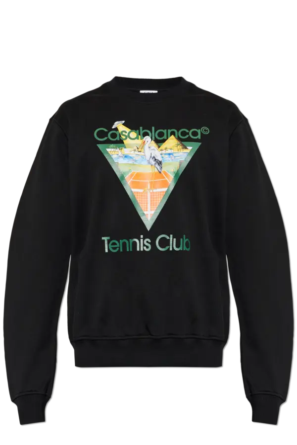 Casablanca Crewneck Sweatshirt With Graphic Print