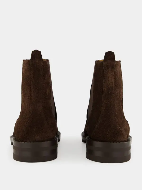 Dior Regency Chelsea Boots In Suede
