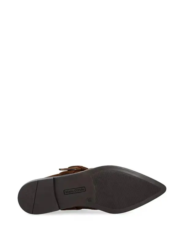 Marc O'polo Buckle-strap Suede Slippers
