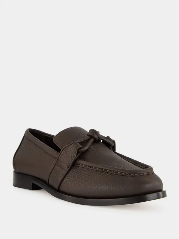 Bottega Veneta Astaire Loafer In Grainy Calfskin