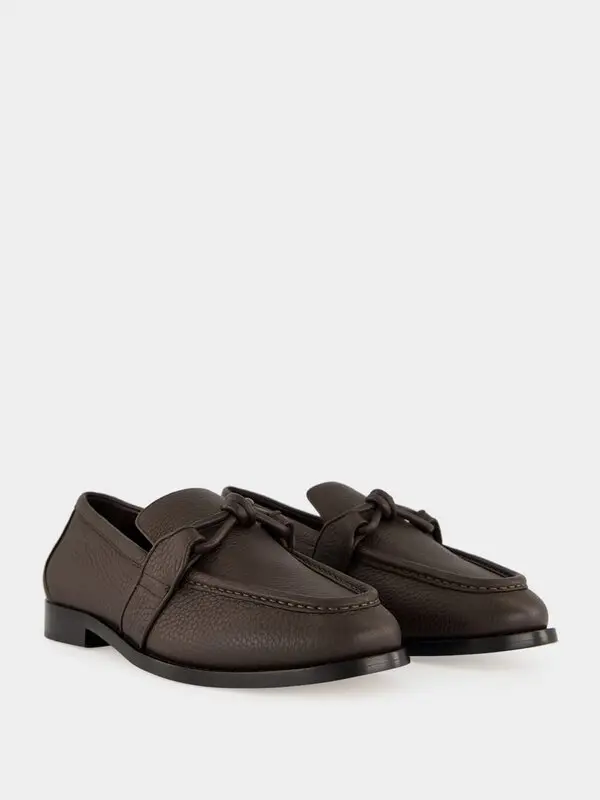 Bottega Veneta Astaire Loafer In Grainy Calfskin