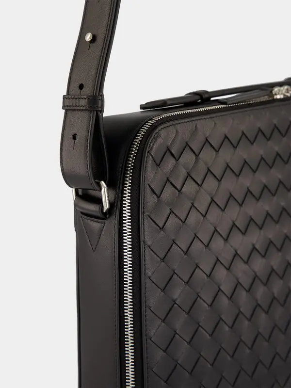 Bottega Veneta Slim Briefcase - Black