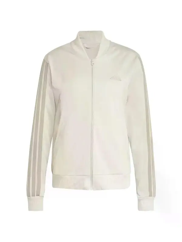 Adidas Cream Stripe Detail Embroidered Logo Tracksuit