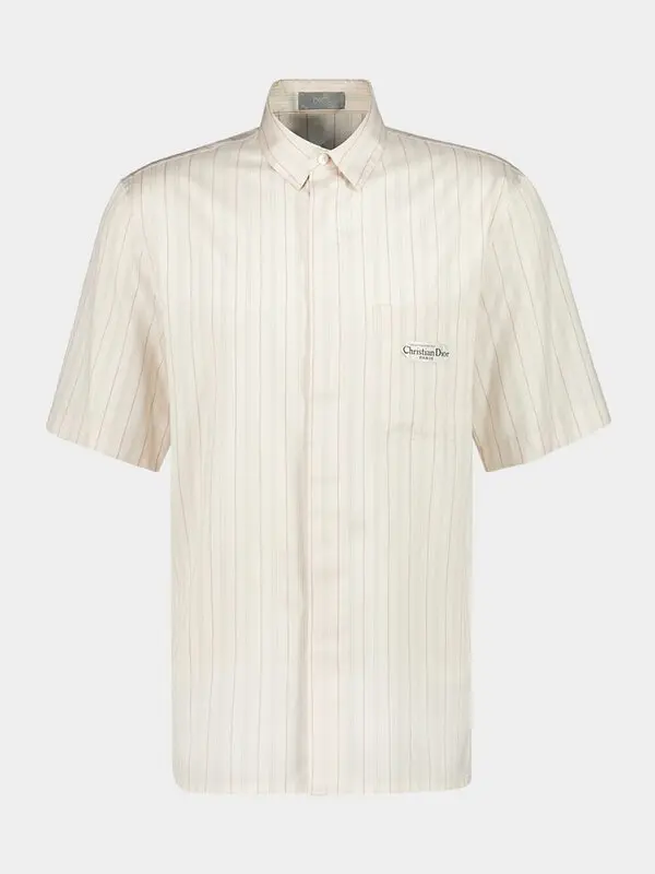 Dior Shirt Short Sleeves - Cream