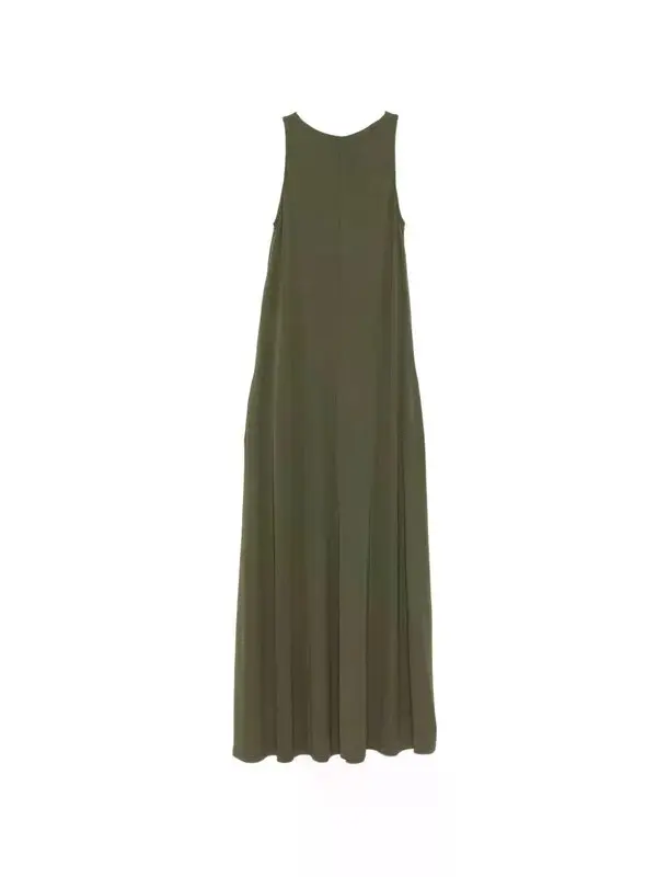 Max Mara Sleeveless A-line Dress - Green