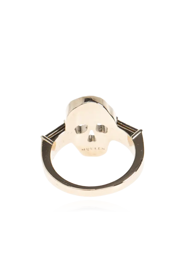 Alexander McQueen Crystal Embellished Skull Ring