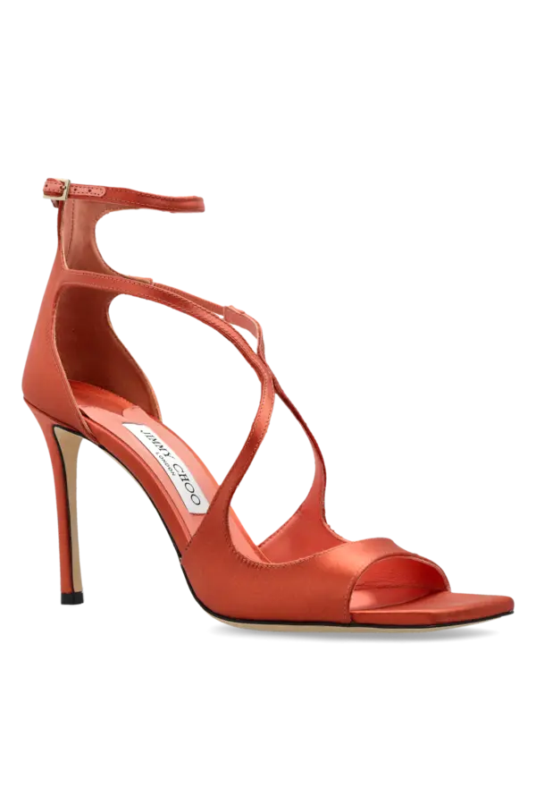 JIMMY CHOO Azia 95 Heeled Sandals - Orange