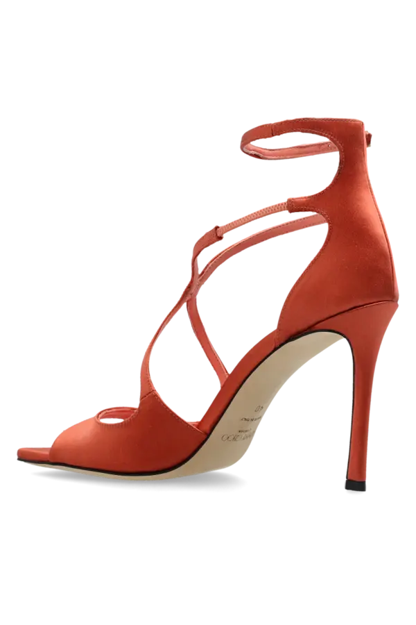 JIMMY CHOO Azia 95 Heeled Sandals - Orange