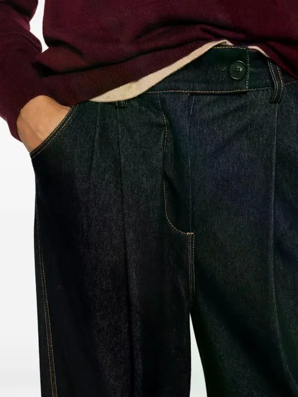 Max Mara Sarta Pleated Jeans