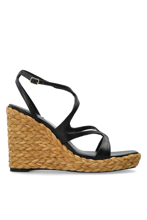 JIMMY CHOO Ayla 110 Platform Sandals - Black