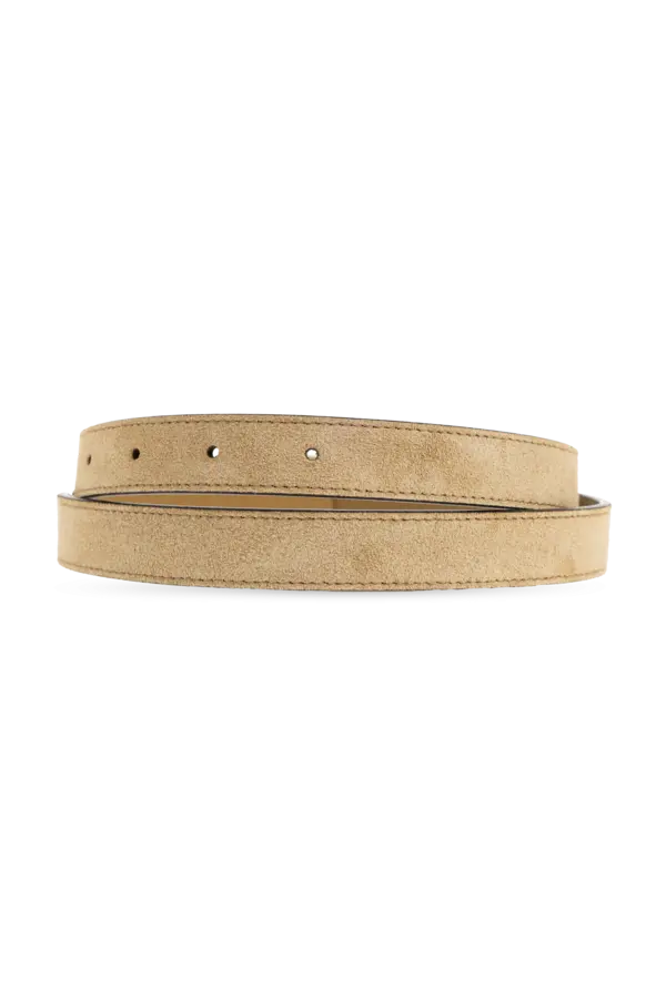 Valentino Garavani Suede Belt - Beige