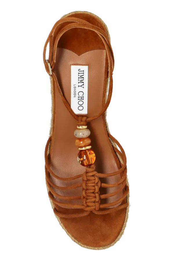 JIMMY CHOO Lemi Wedge 100 Wedge Sandals