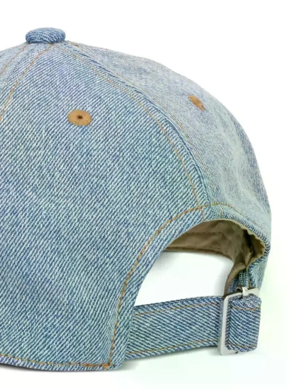 Karl Lagerfeld Embroidered Logo Denim Cap
