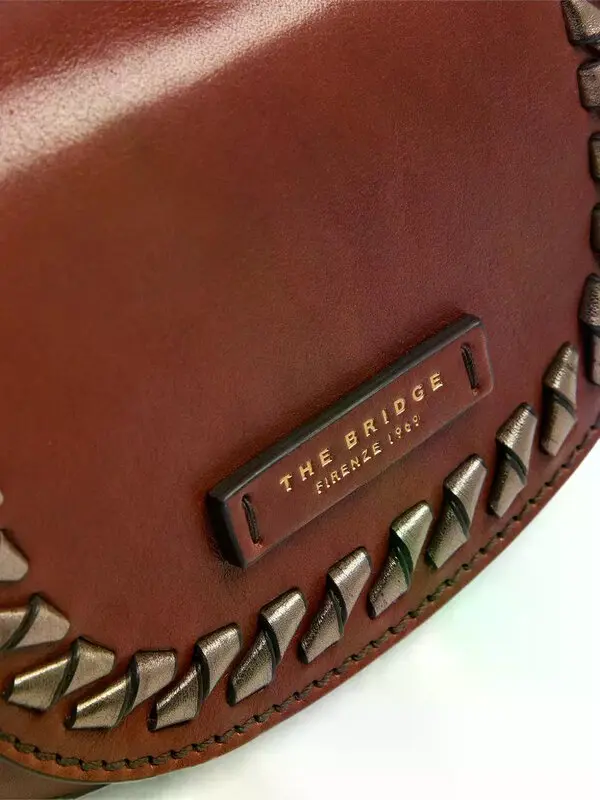 THE BRIDGE Leather Shoulder Bag