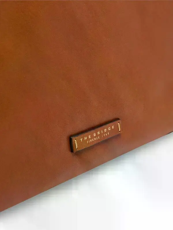THE BRIDGE Larissa Leather Tote Bag