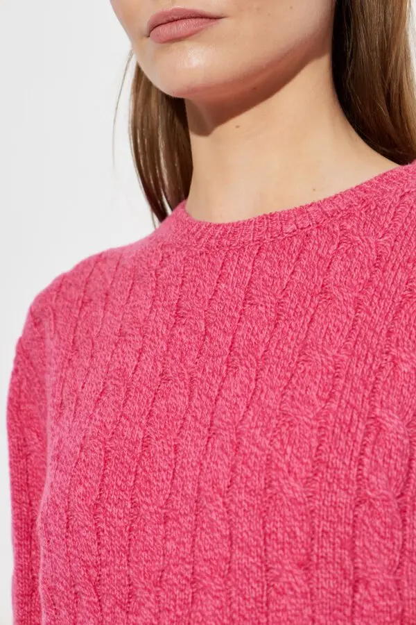 Valentino Garavani Wool Sweater With Decorative Knit
