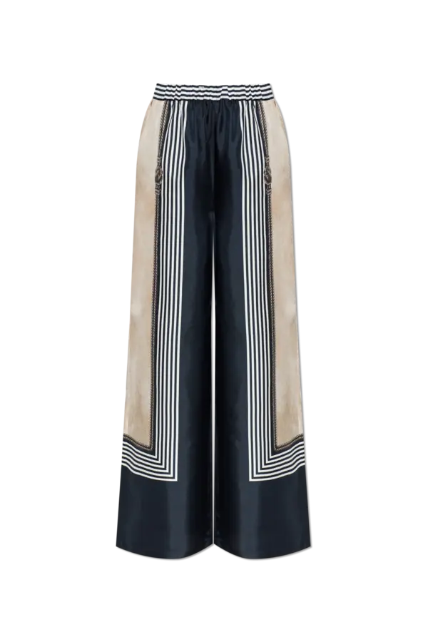 Max Mara Carabo Wide-leg Palazzo Pants - Multicolour