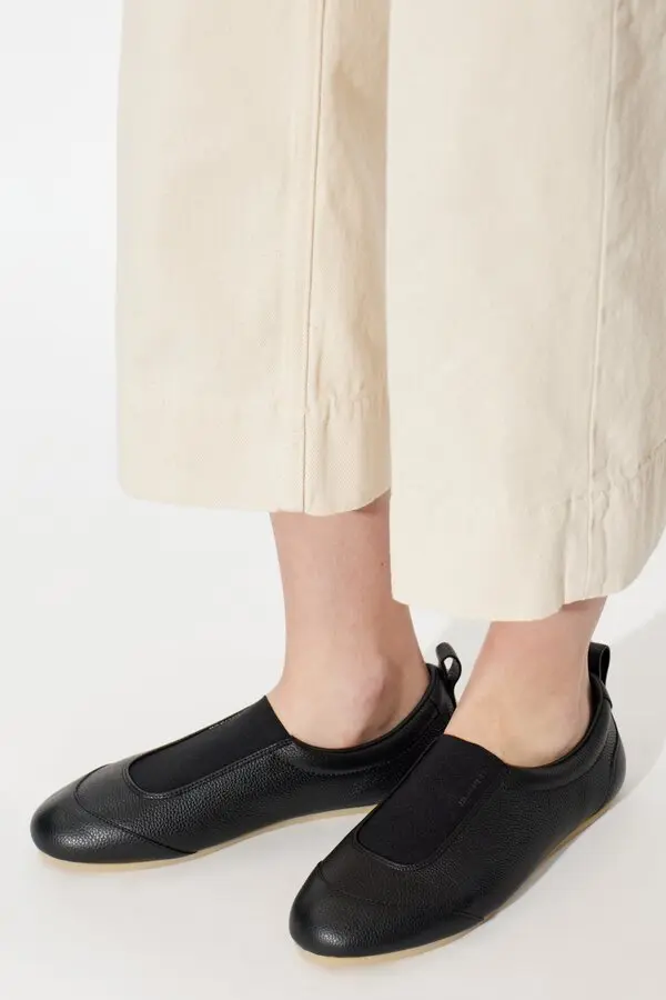 JIL SANDER Etage" Smooth Leather Slip-on Sneakers