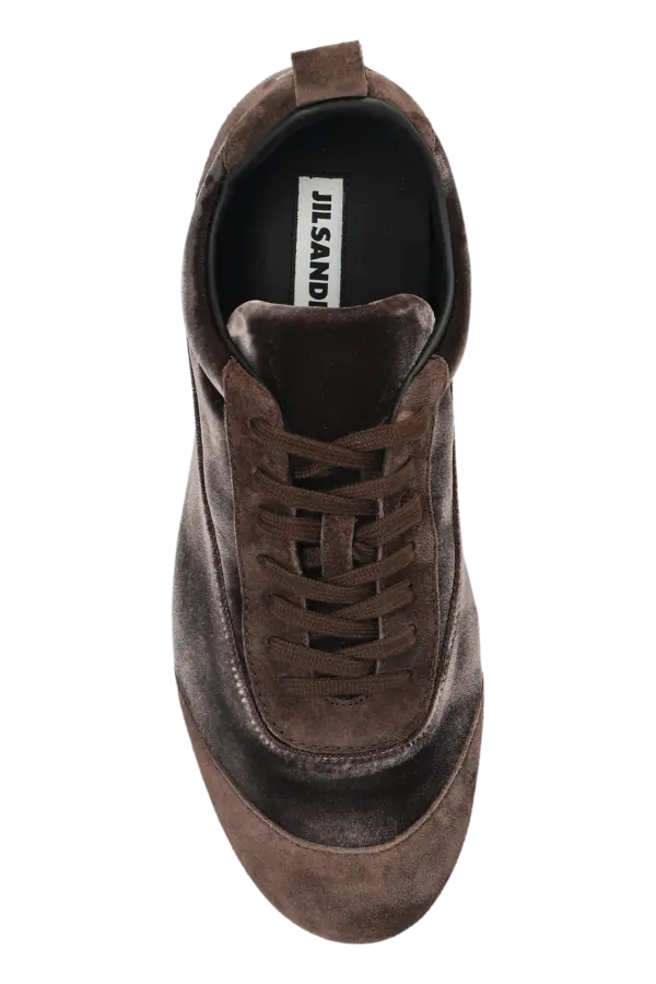 JIL SANDER Etage' Low Top Sneakers - Brown