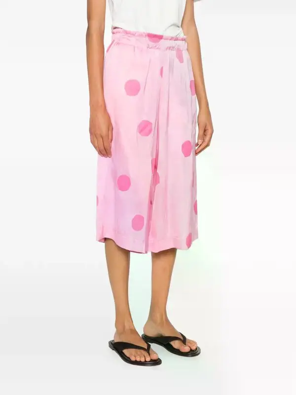 Avn Polka-dot Wide-leg Trousers