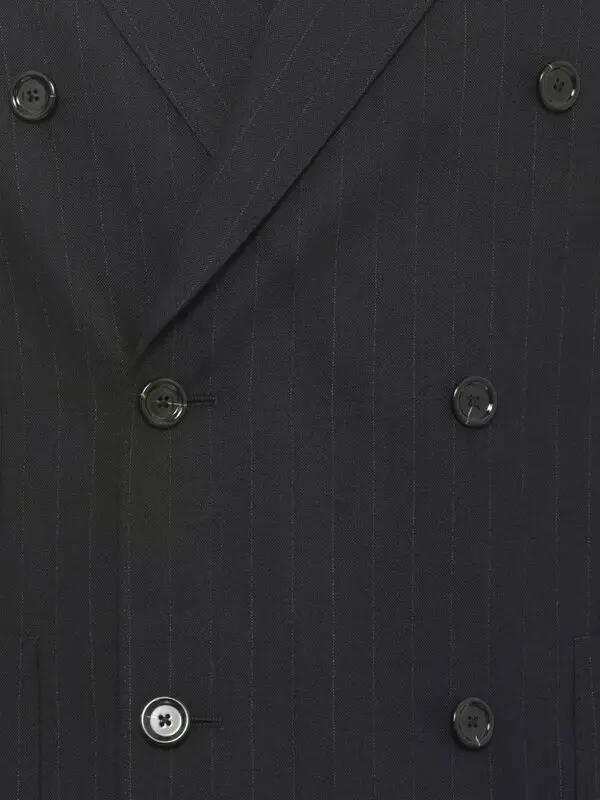 LARDINI Pinstripe Double-breasted Suit