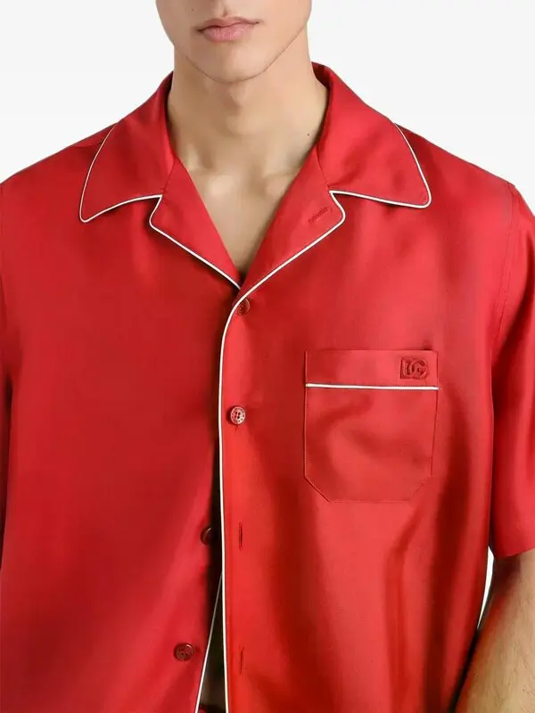Dolce & Gabbana Hawaii Silk Twill Shirt