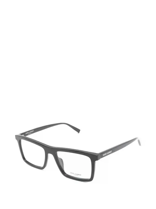 Saint Laurent Rectangle-frame Glasses - Black