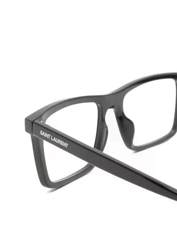 Saint Laurent Rectangle-frame Glasses - Black