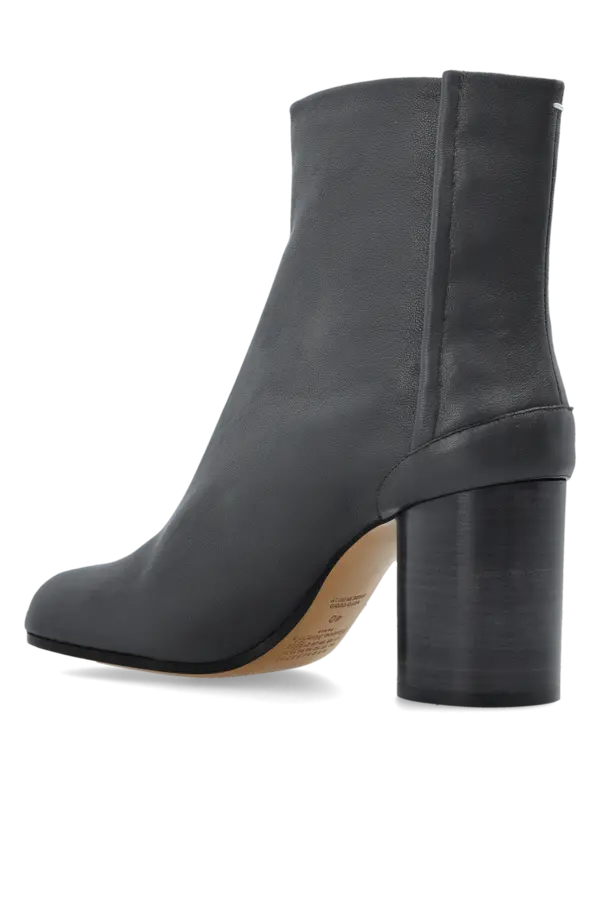 MAISON MARGIELA Heeled Ankle Boots With Tabi Cut-out - Grey