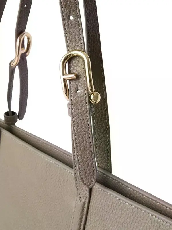 Furla Ava Leather Tote Bag - Brown