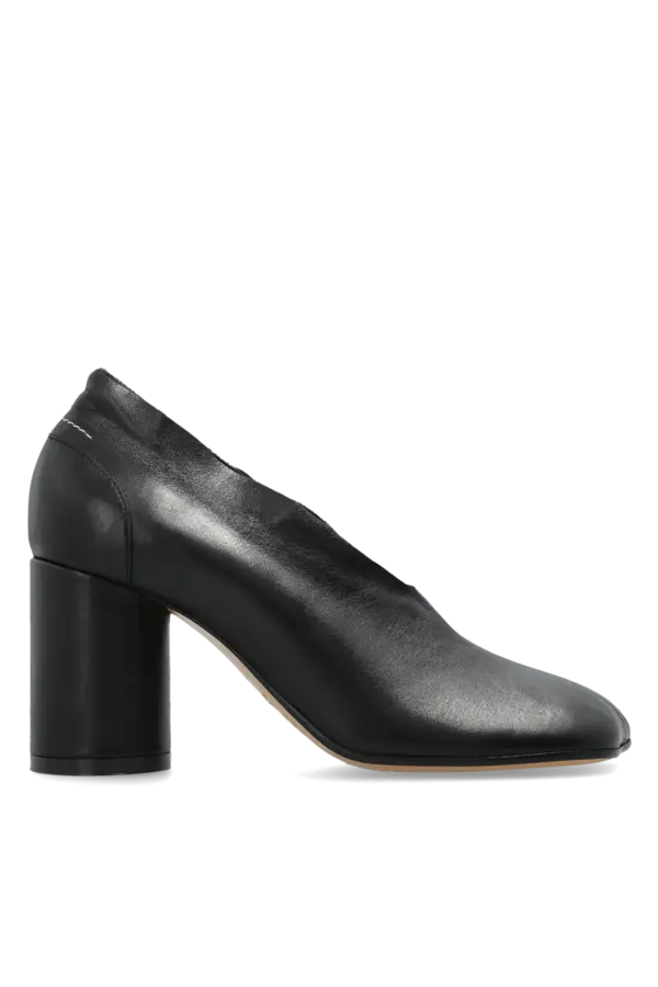 MAISON MARGIELA Leather Heeled Shoes - Black