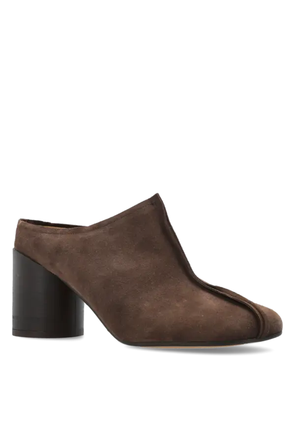 MAISON MARGIELA Suede Tabi-heeled Mules