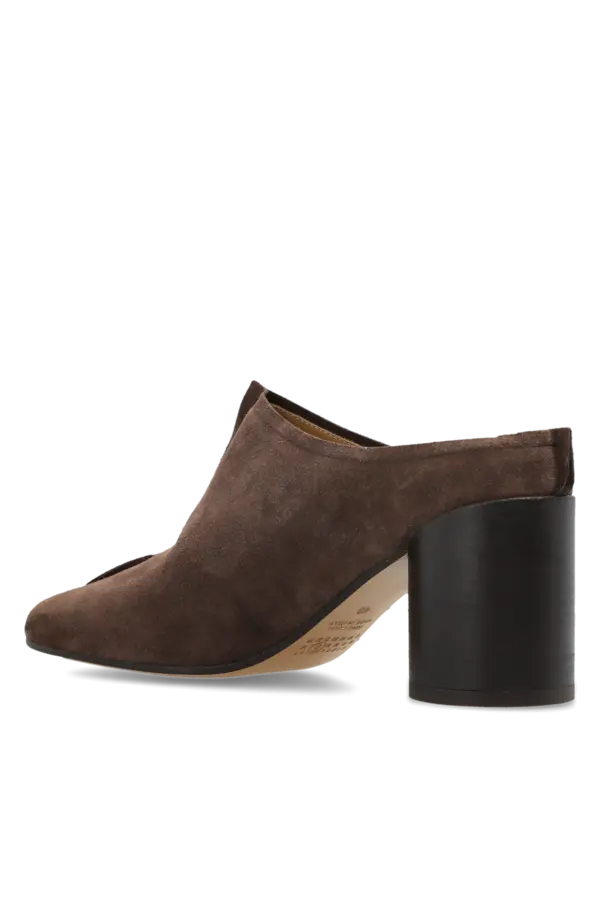 MAISON MARGIELA Suede Tabi-heeled Mules