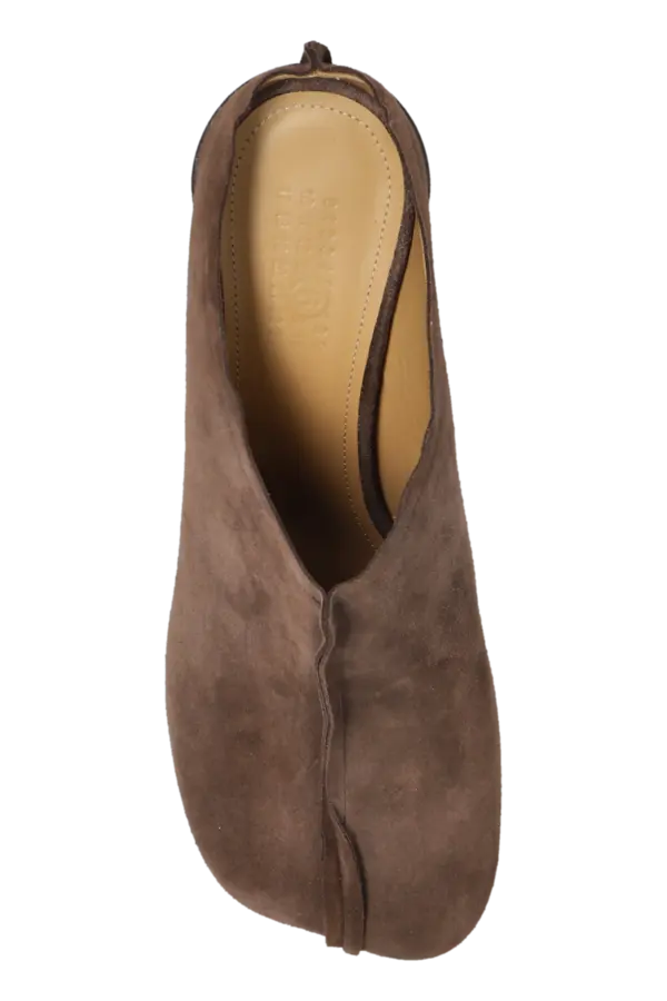 MAISON MARGIELA Suede Tabi-heeled Mules