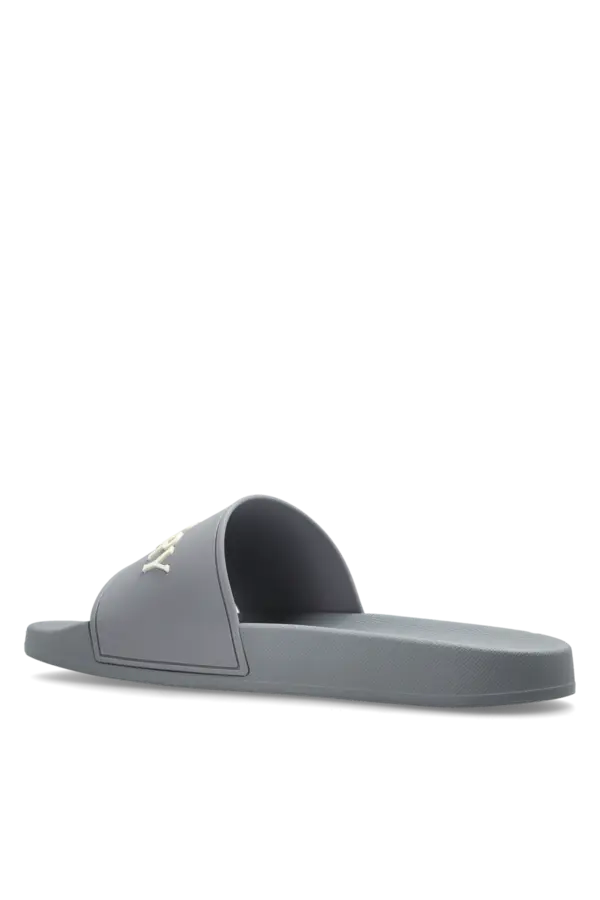 Burberry Furley Slides With Embossed Logo