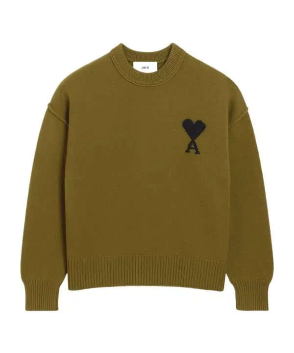 Ami De Coeur Crewneck Jumper - Brown