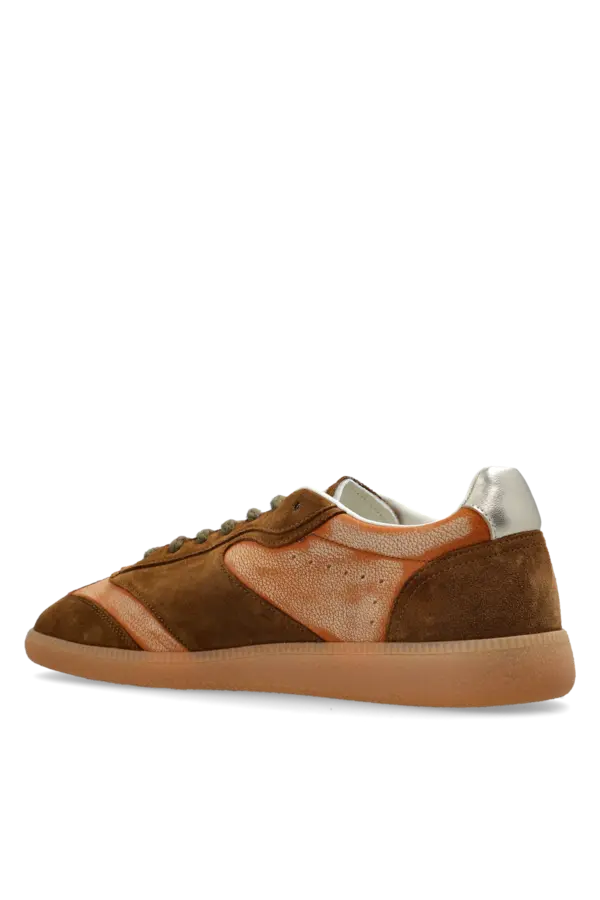 Dsquared2 Low-top Sneakers With Suede And Leather Detailing - Brown