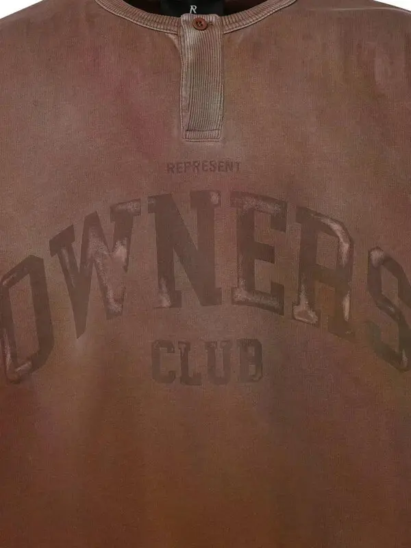 REPRESENT Owners Club Logo-print Sweater