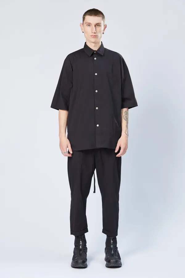 THOM KROM Short-sleeve Poplin Shirt