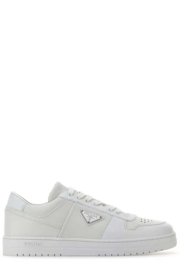 Prada Downtown Lace-up Sneakers - White
