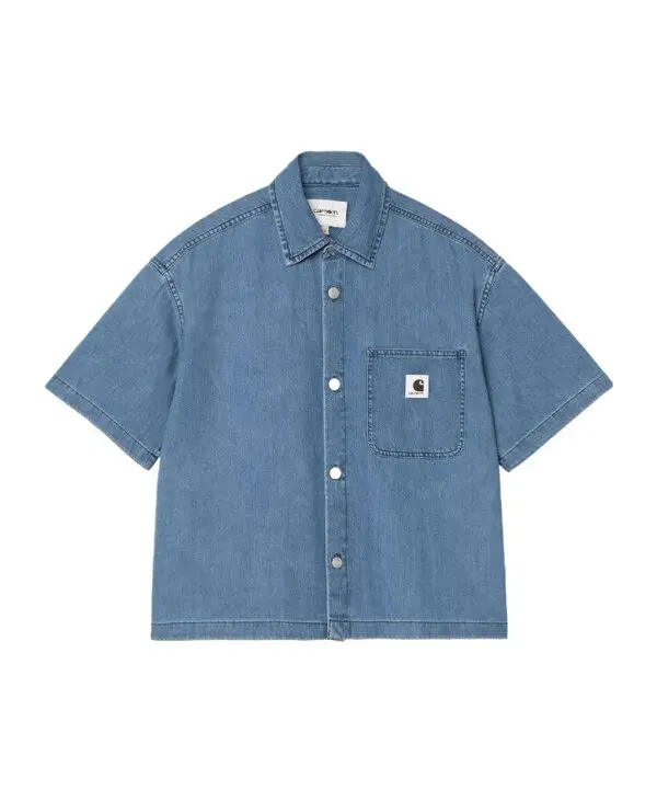 Carhartt Work In Progress S/s Lovilia Shirt - Blue
