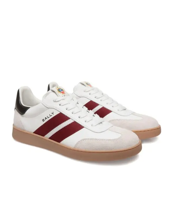 Bally Retro Crest Sneakers - White