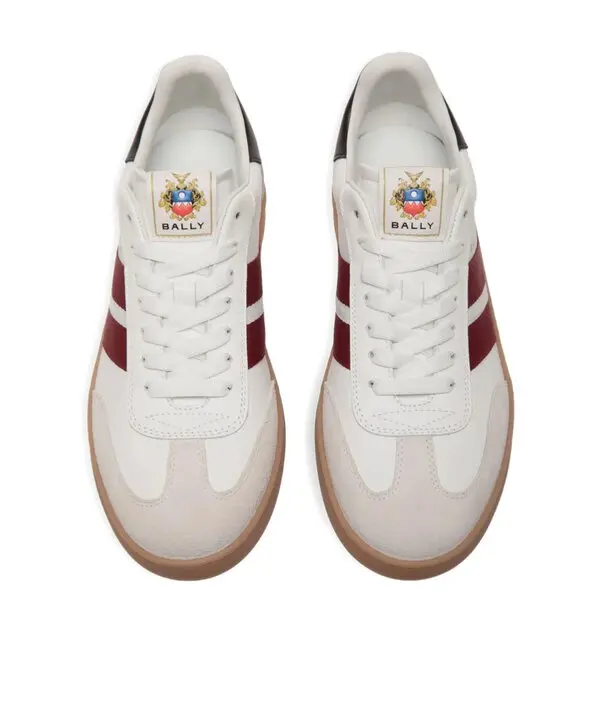 Bally Retro Crest Sneakers - White