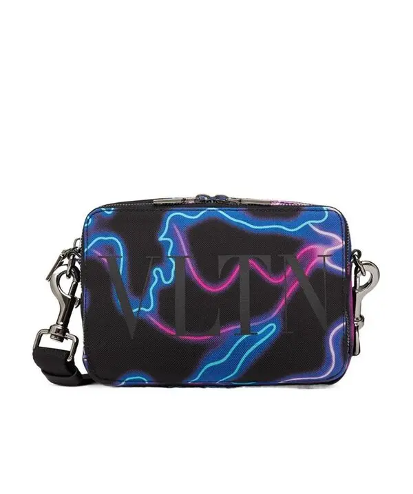 Valentino Garavani Vltn Neon Camouflage Crossbody Bag - Multicolor